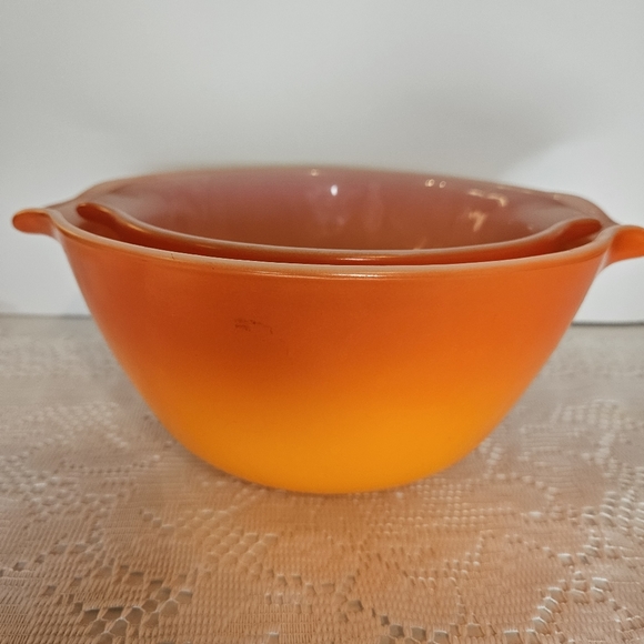 Fire King | Kitchen | Vintage 2 Anchor Hocking Fire King Orange ...